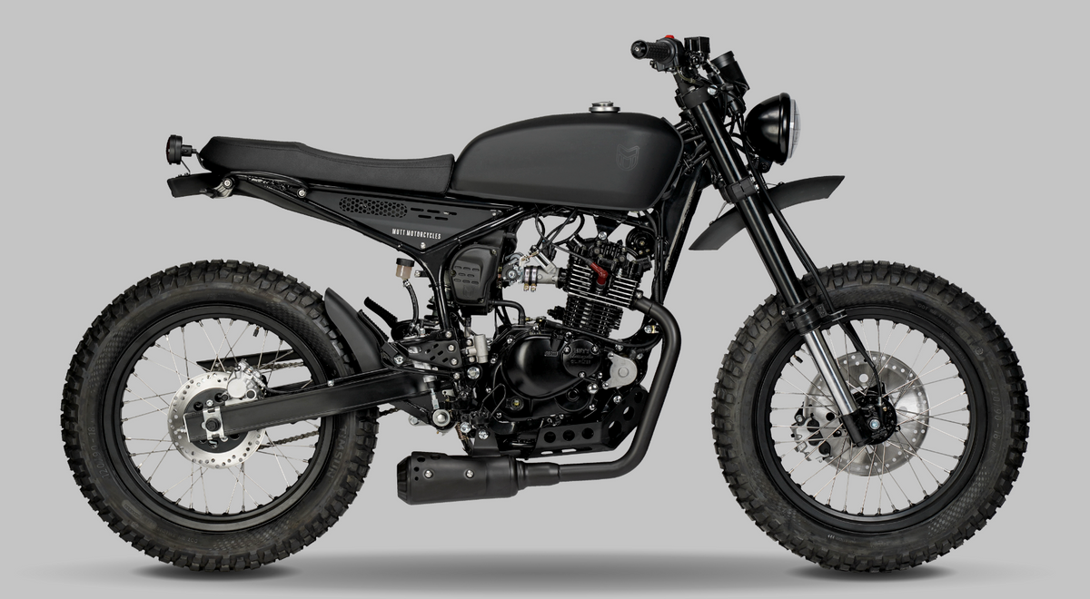 Razorback 125cc Mat Zwart | Mutt Motorcycles Nederland – Muttmotorcycles